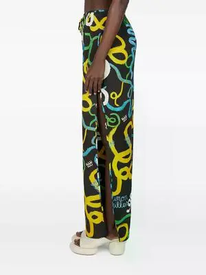 SIMONMILLER Printed Side-slit Trousers