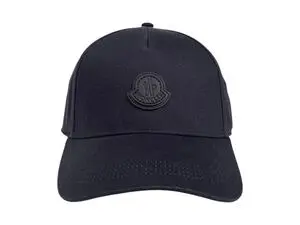 Moncler Logo Patch Baseball Cap - Navy Blue
