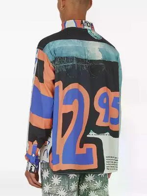 DRX X STEFAN MEIER X LN-CC Graphic-print Cotton Shirt
