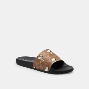 Coach Tan Udele Peanuts Slides COACH Women main image 3