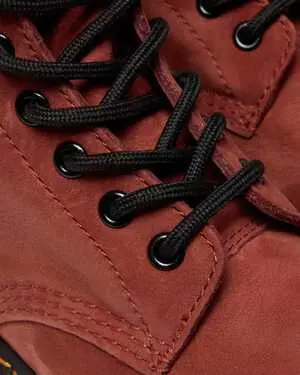 Dr. Martens 1460 Pascal Nubuck Leather Boots - Red