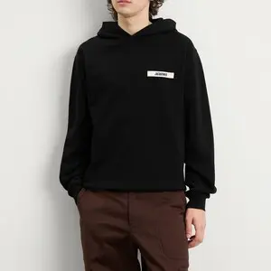 Jacquemus Grosgrain Hoodie - Black