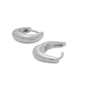 Tom Wood Liz Huggie Earrings - Silver