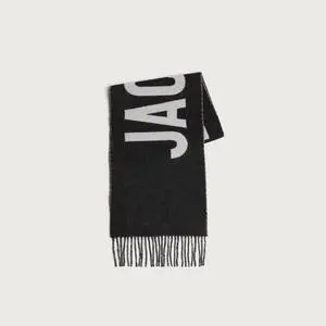 Jacquemus Large Logo Scarf - Black