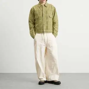 STORY MFG. Sundae Handloom Jacket - Moss Check Handloom