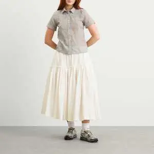 STORY MFG. Pine Organic Cotton Skirt - Ecru