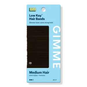 GIMME BEAUTY Low Key Hair Bands - Dark Brown