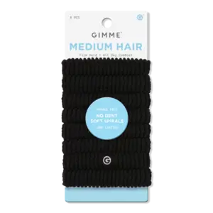 GIMME BEAUTY Hair Band Medium Spiral-elastic - Black