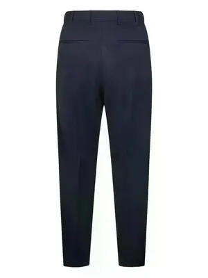 PT TORINO Pressed-crease Flat-front Trousers