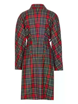 VIVIENNE WESTWOOD Tartan Belted Coat