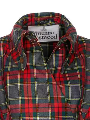 VIVIENNE WESTWOOD Tartan Belted Coat