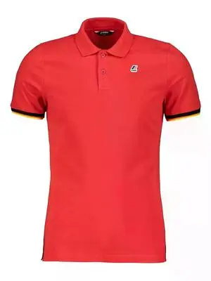 K-WAY Tipped Polo Shirt - Red
