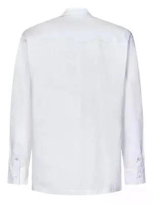 LOW BRAND Button-placket Long-sleeved T-shirt