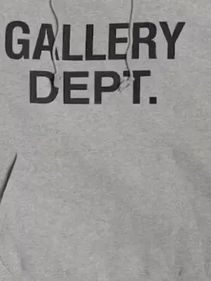 GALLERY DEPT. Logo-print Hoodie - Grey
