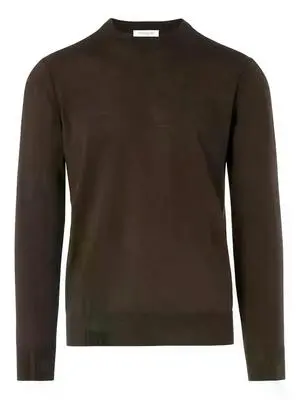 PAOLO PECORA Wool Sweater - Brown