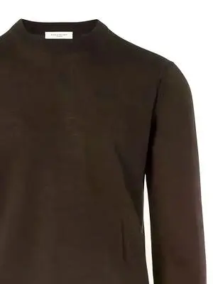 PAOLO PECORA Wool Sweater - Brown