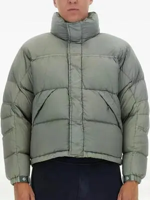 TEN C Quilted Puffer Jacket - Green