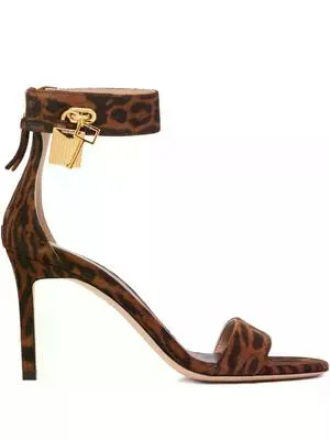 TOM FORD Leopard-print Ankle Strap Sandals