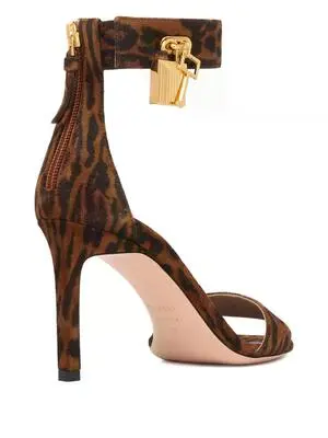 TOM FORD Leopard-print Ankle Strap Sandals