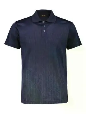MOORER Jacquard-logo Polo Shirt