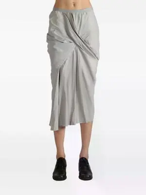 Rick Owens Draped Twisted Skirt