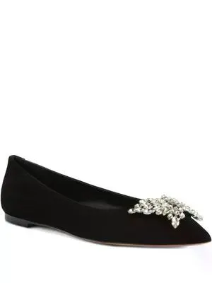 GIUSEPPE ZANOTTI Farifu Crystal-embellished Ballet Flats