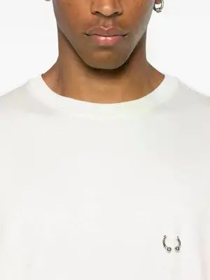MUGLER Metallic-detail T-shirt