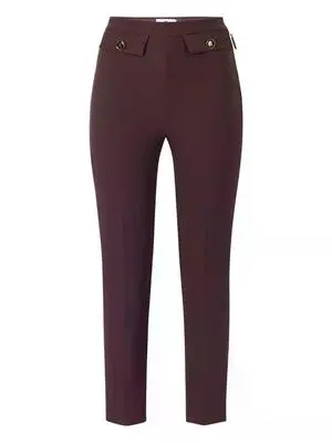 Elisabetta Franchi Double-crêpe Trousers
