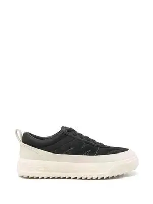 Moncler Altive Leather Sneakers - Black