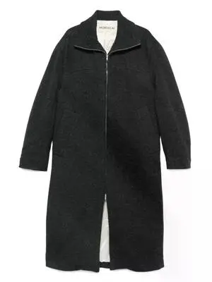 MORDECAI Zip-front Coat With Patch Pockets
