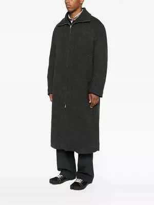 MORDECAI Zip-front Coat With Patch Pockets