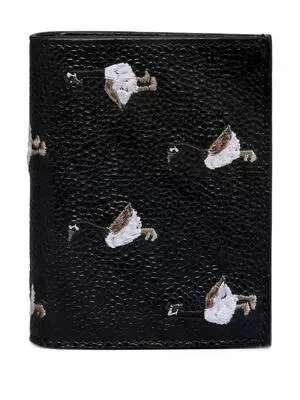Thom Browne Goose-print Cardholder - Black