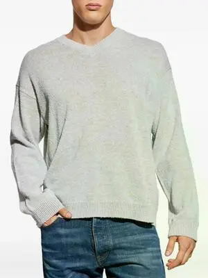 MAISON MARGIELA V-neck Sweater - Grey