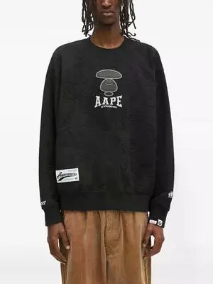 AAPE BY *A BATHING APE Crew-neck Sweatshirt