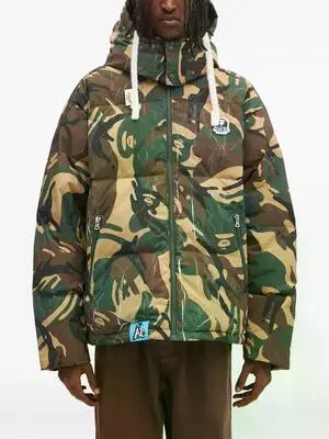 AAPE BY *A BATHING APE® Camouflage-pattern Padded Jacket