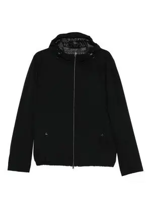 Herno Hooded Zip-up Jacket