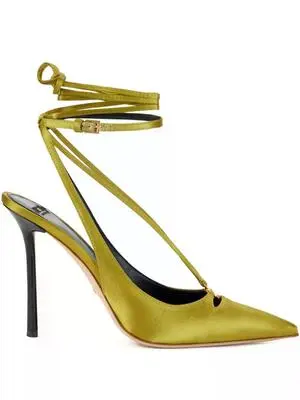 Elisabetta Franchi Satin Slingback Pumps