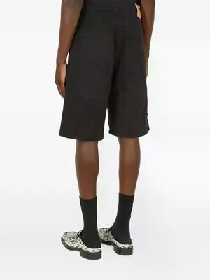 LOURDES Patch-pocket Cotton Shorts