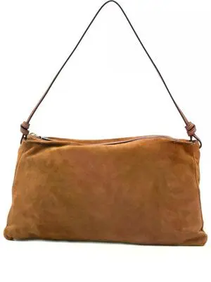 Staud Wally Suede Shoulder Bag - Brown