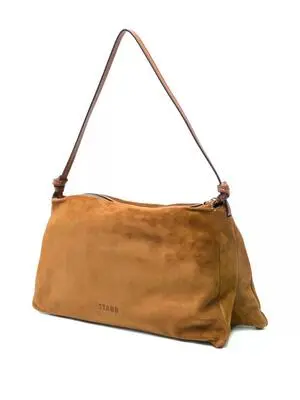 Staud Wally Suede Shoulder Bag - Brown