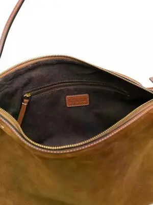 Staud Wally Suede Shoulder Bag - Brown