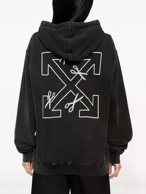 Off-White Scissor Arrow Hoodie - Black