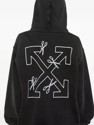Off-White Scissor Arrow Hoodie - Black