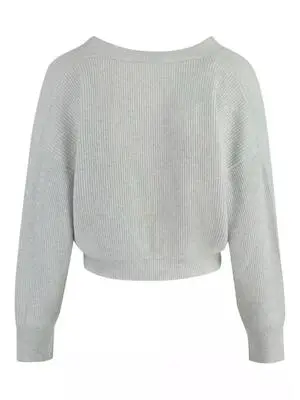 Peserico Ribbed-knit Button Cardigan