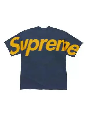 Supreme Intarsia Ss 25 Navy T-shirt - Blue