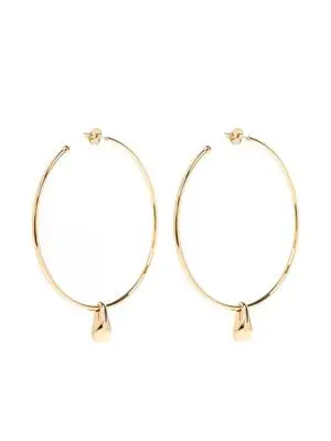 ISABEL MARANT Teardrop-Detail Hoop Earrings
