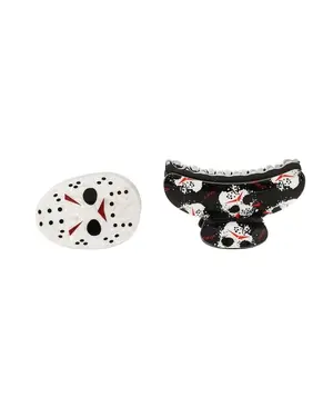 FRIDAY THE 13TH Jason Mask Hair Clip Set - Ftt 2-piece Jason Mask