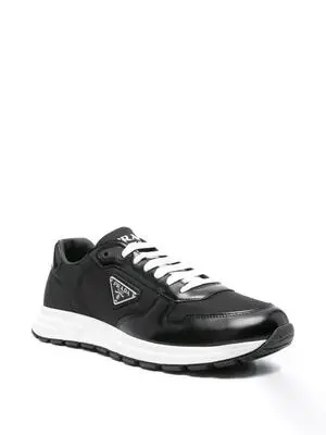 Prada Leather-panelled Sneakers