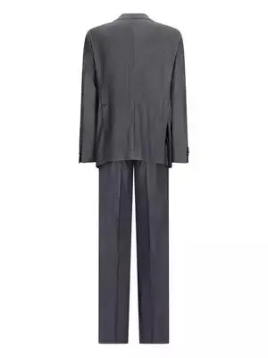 Tagliatore Stripe-pattern Suit - Grey