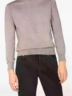 BALLANTYNE Crew-neck Wool Sweater - Grey